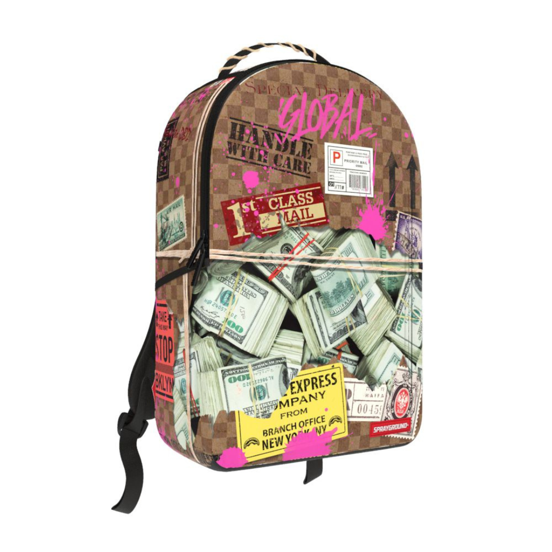 Sprayground Torn Packaging RMX Backpack – Cream SB